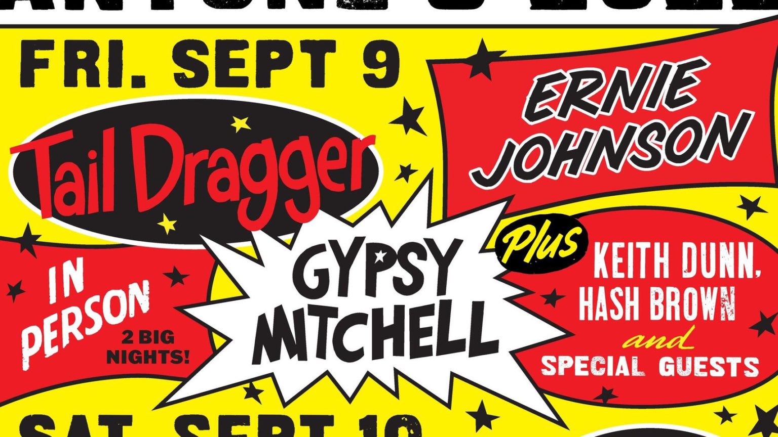 East Side Kings Festival: Tail Dragger, Ernie Johnson, Gypsy Mitchell ...