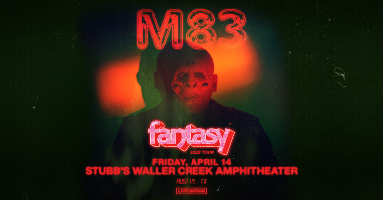 M83 Fantasy 2023 Tour at Stubb's Waller Creek Amphitheater - 6th Street ...